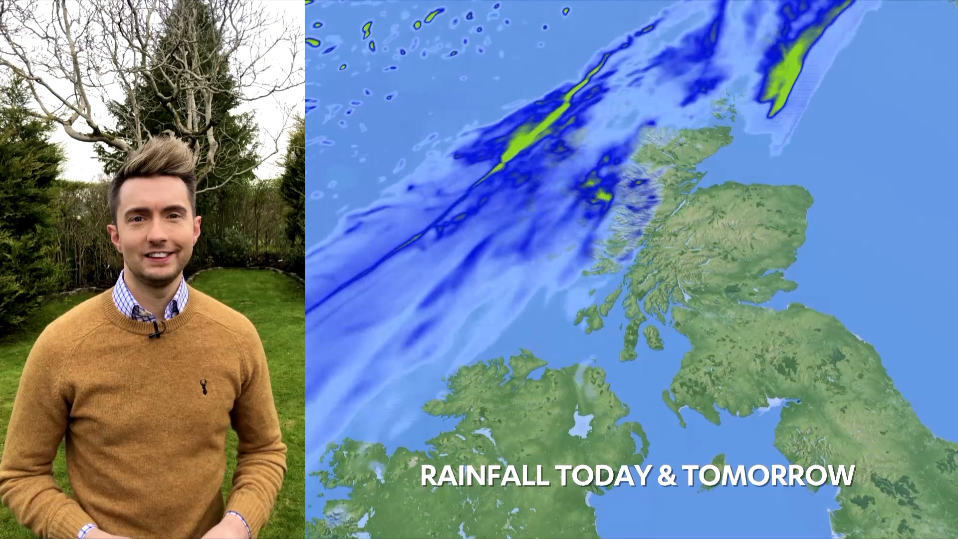 Sean Batty: My first week of reporting the weather from home | STV News