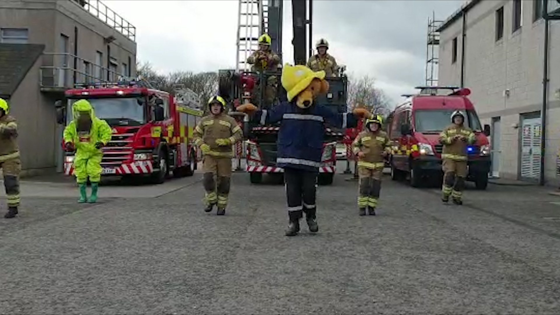 Firefighters 'lit up' streets with TikTok dance routine | North East ...