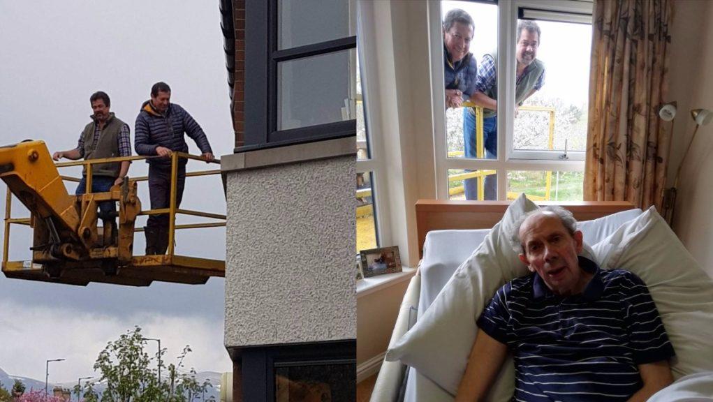Brothers reach new heights to keep in touch with their dad | STV News