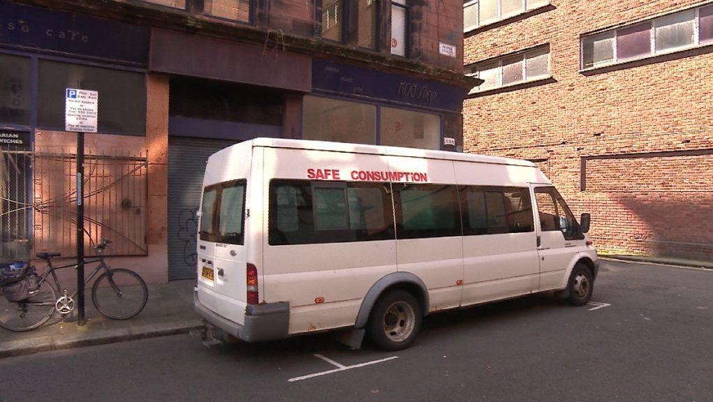 Drug van 'a safe space away from filthy and dangerous alley' | STV News