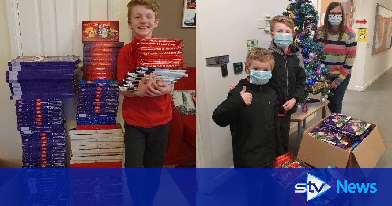 Sweet schoolboy's festive treats for children in need | STV News