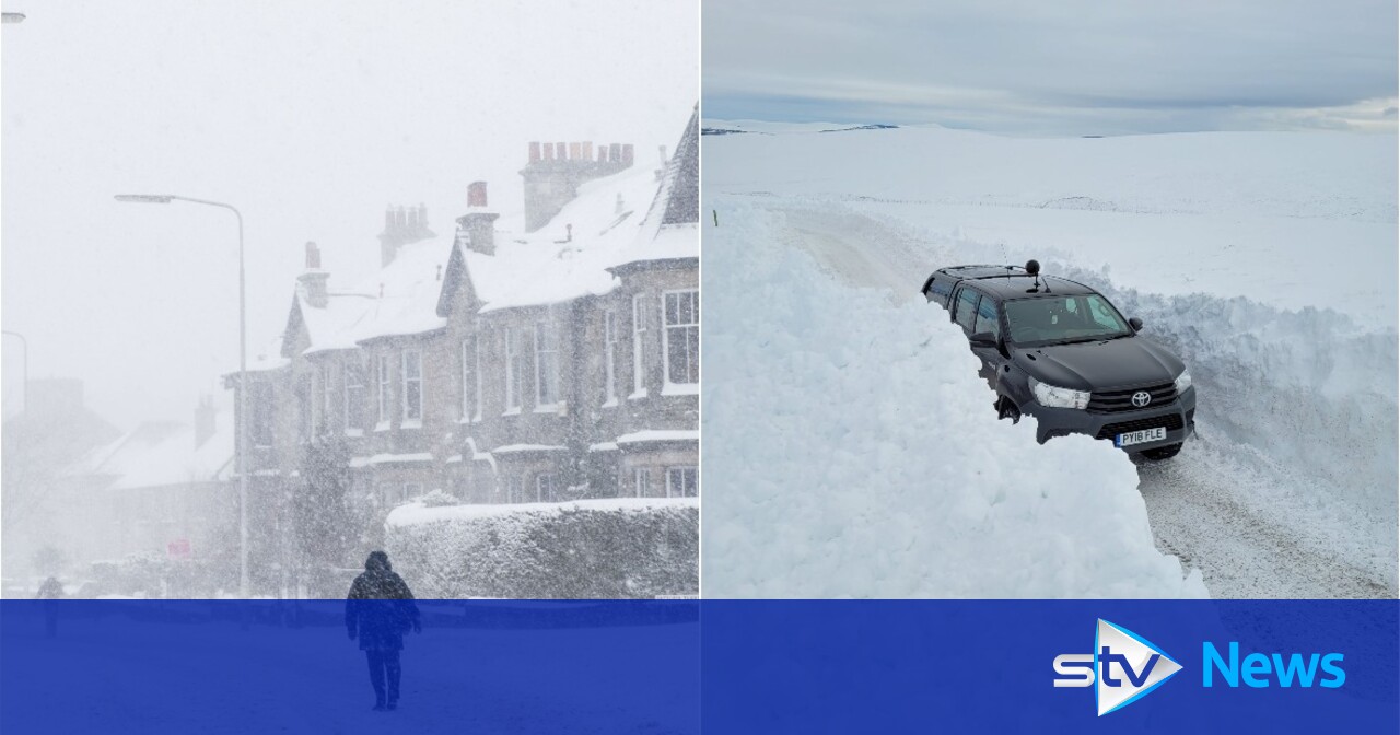 Amber warning as Scotland braced for more heavy snow | STV News