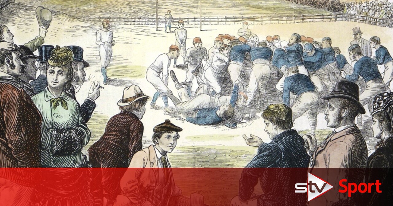 Calcutta Cup: Story of the first time Scotland played England at rugby ...