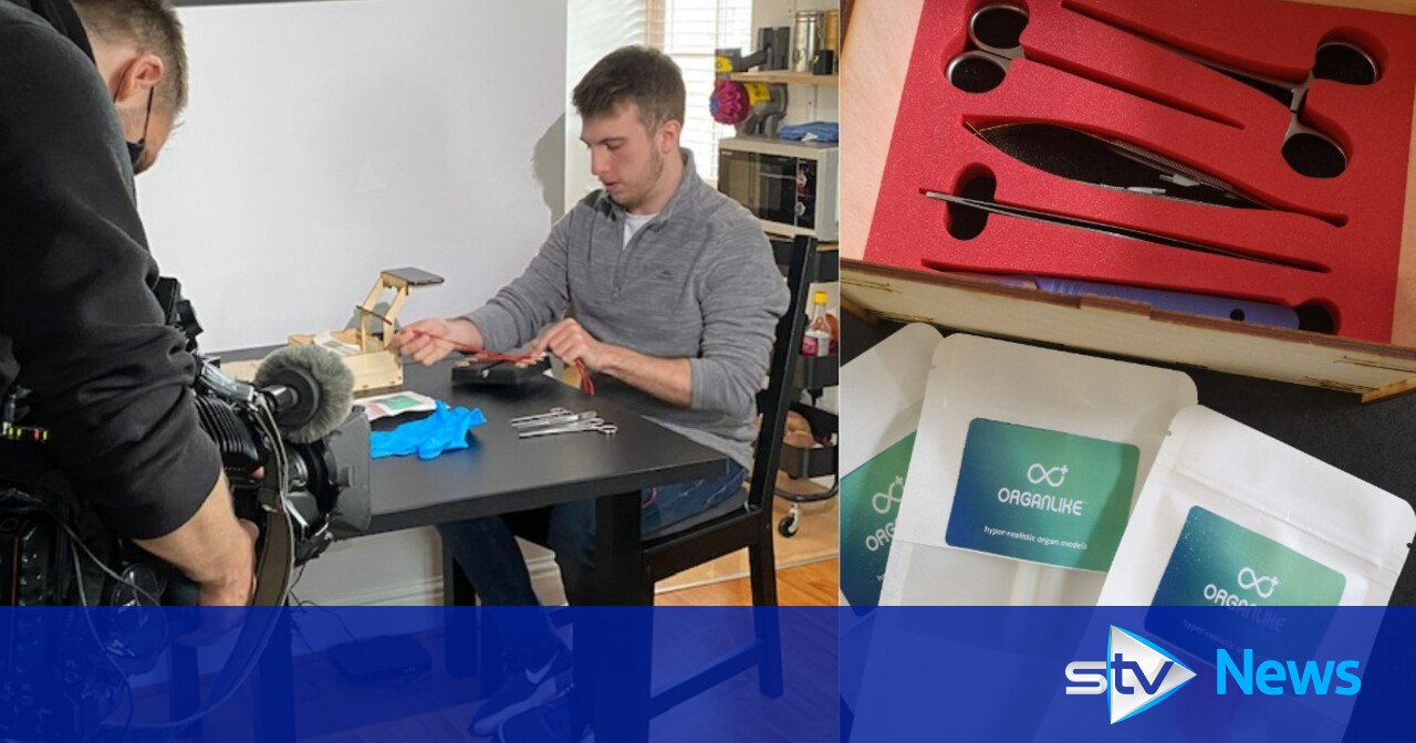 Students sharpen their skills with 'mini operating theatre' | STV News