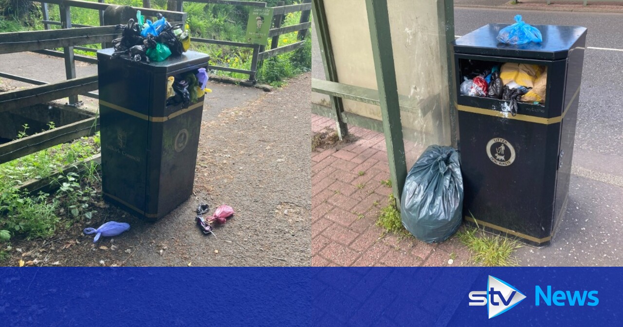 Smart sensors to be added to bins after complaints over mess | STV News