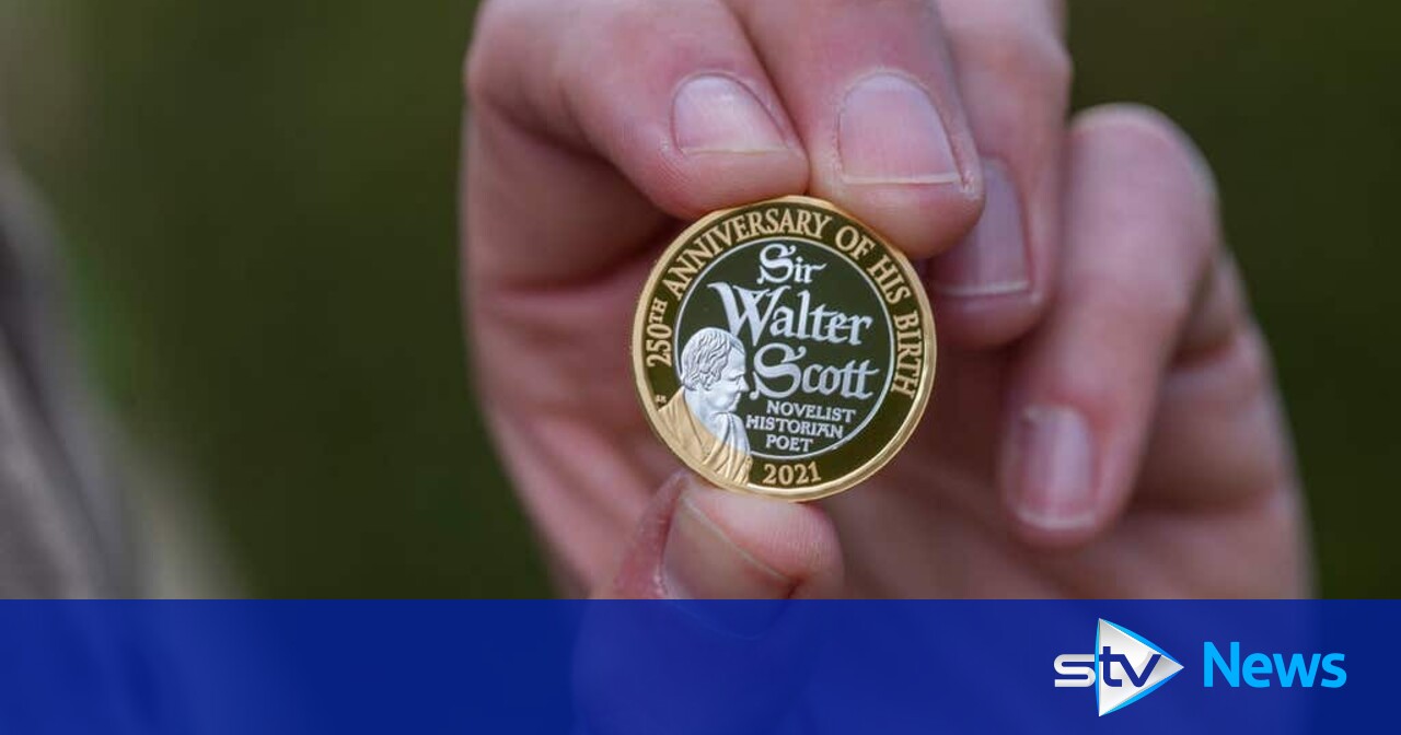 Coin celebrates 250 years since birth of Sir Walter Scott | STV News