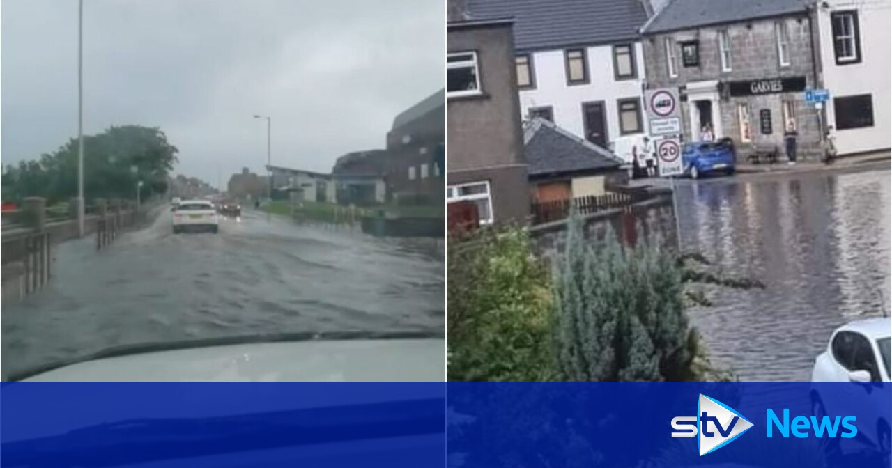 Flood patrols as heavy rain continues to batter Scotland | STV News