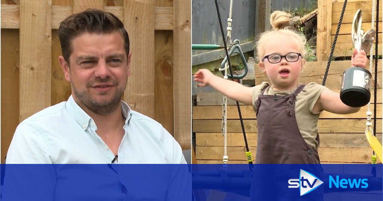 Dad of girl with Down's syndrome awarded as unsung hero | STV News