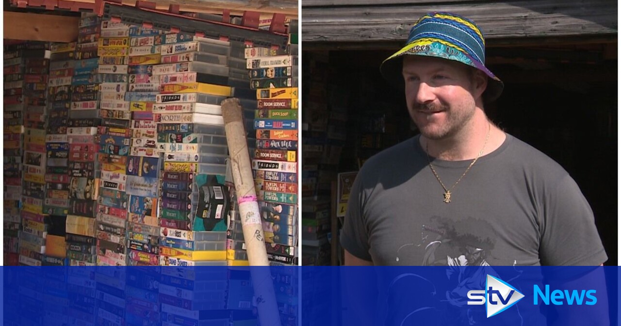 Collector drives 600 miles to save 20,000 VHS tapes from landfill | STV ...
