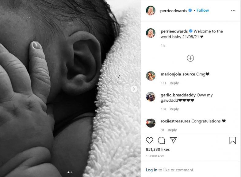 Little Mix star Perrie Edwards announces birth of baby | STV News