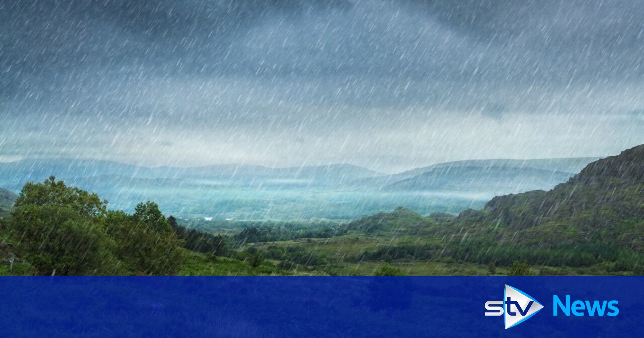 Weather warning as heavy rain expected to drench parts of Scotland ...