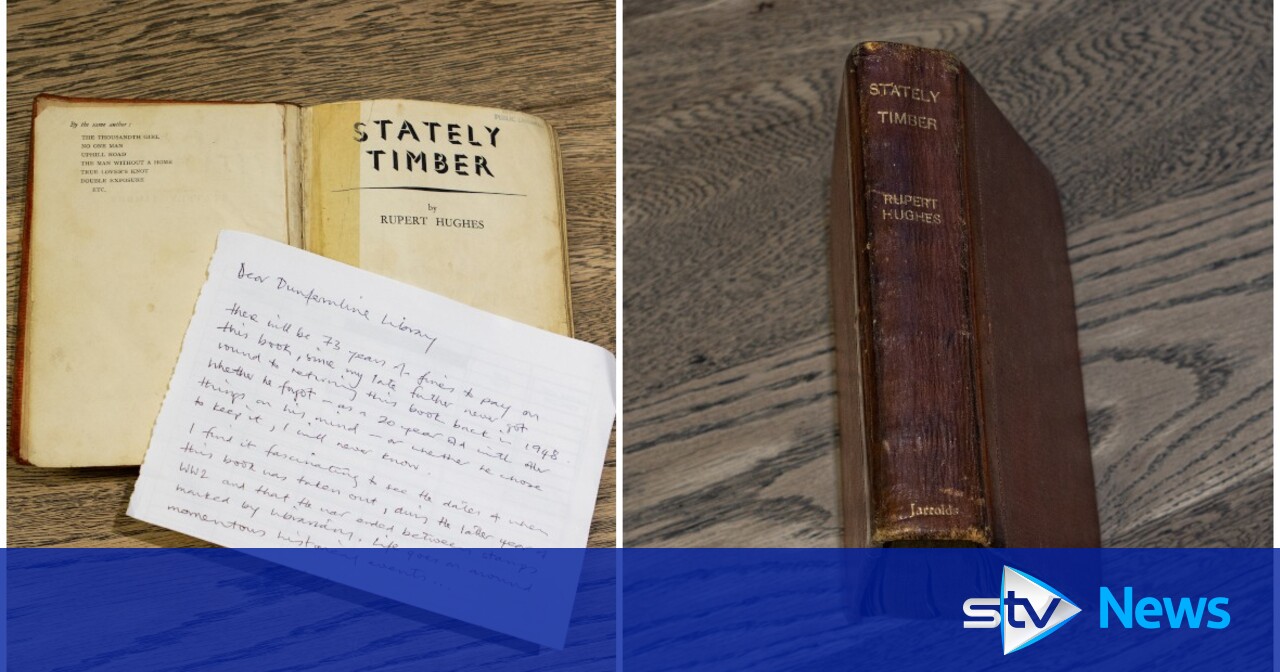 Overdue book which racked up £3000 fees returned after 70 years | STV News