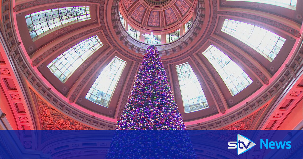 Treemendous: A look inside Edinburgh Dome's Christmas light display ...