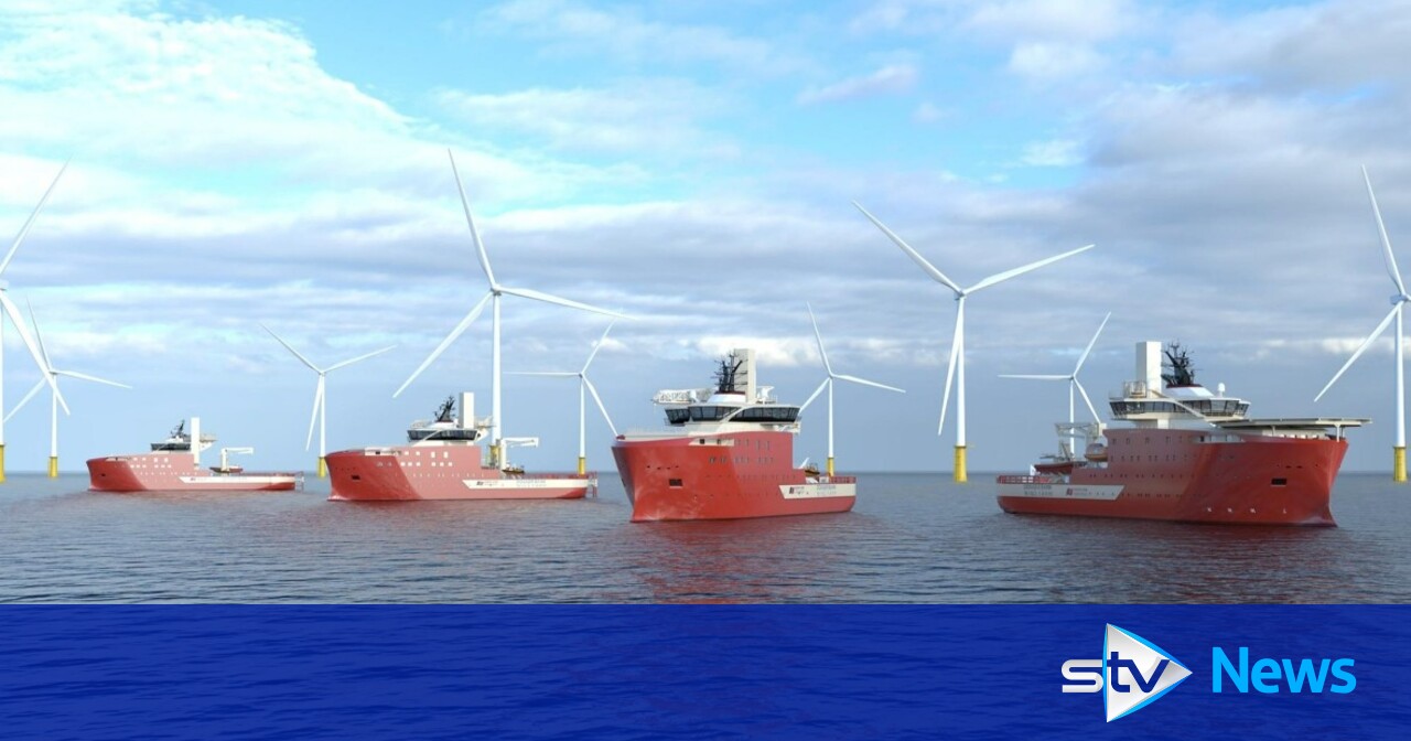 New £90m wind farm vessel contract to create dozens of jobs | STV News