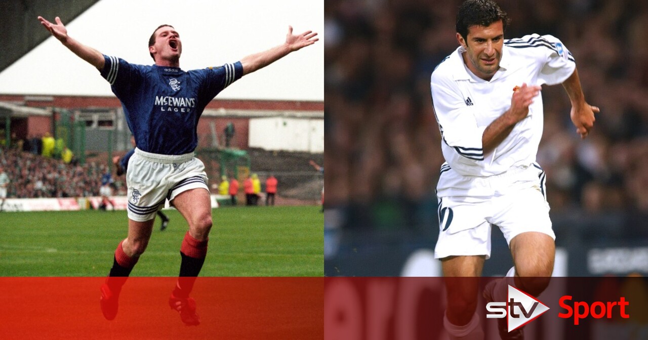 Gazza, Figo and Roberto Carlos announced for Rangers legends match ...