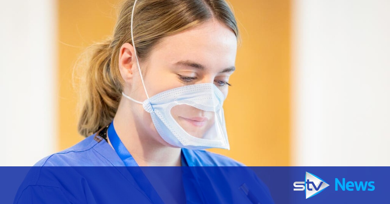 NHS staff to use transparent face masks to aid lip reading | STV News