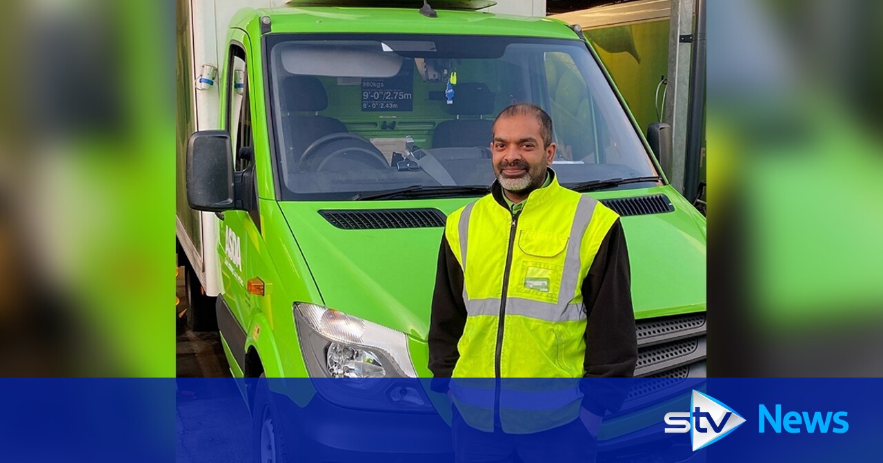 Asda driver helped save life when customer failed to answer door | STV News