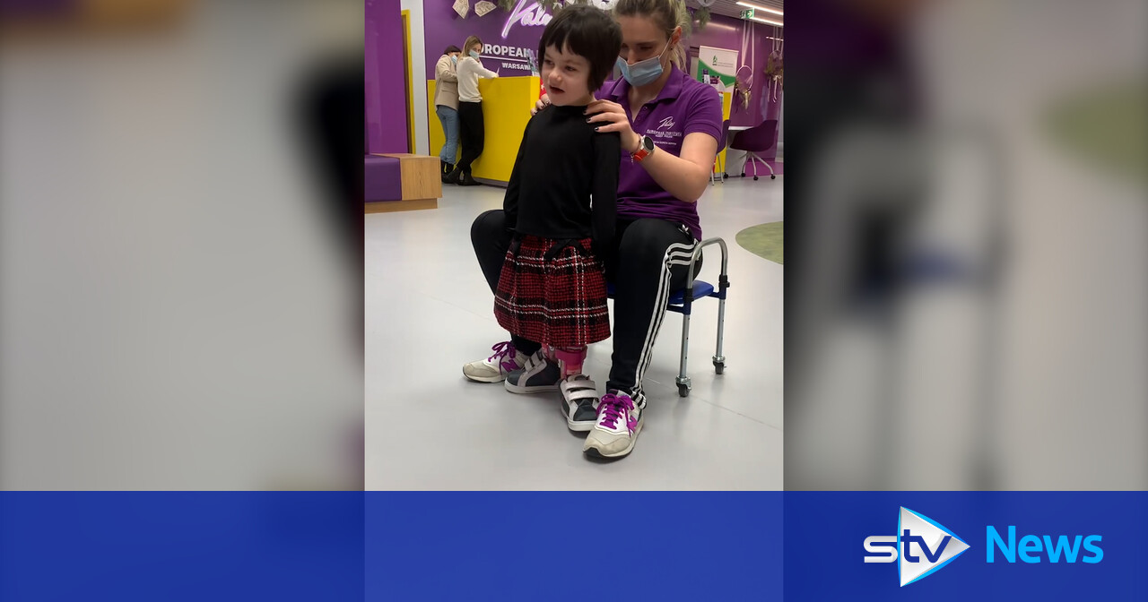 Six Year Old Takes First Steps After Being Told Shed Never Walk Stv News