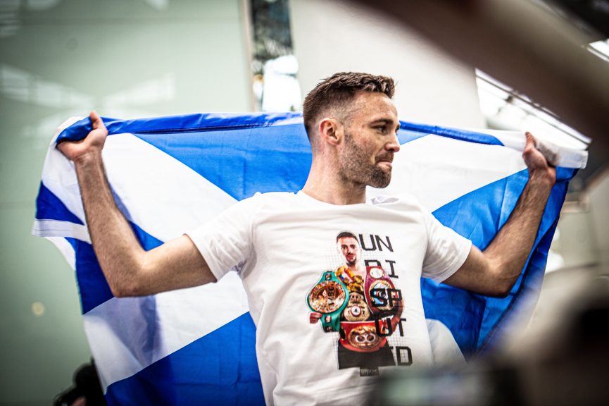 In pictures: Josh Taylor has public workout ahead of world title ...
