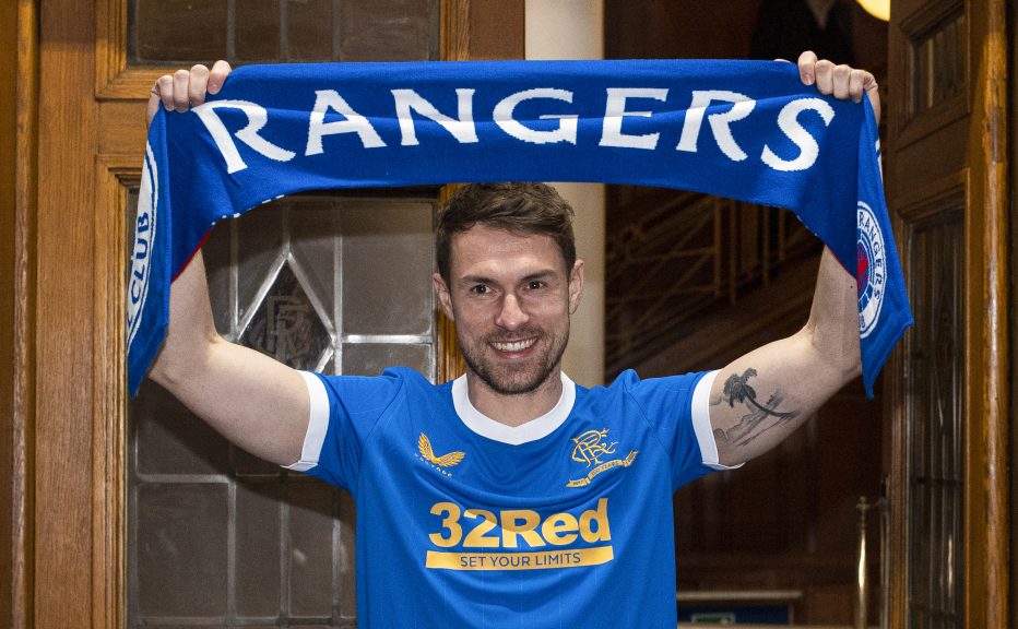 Aaron Ramsey hails talent at Rangers after making debut at Ibrox | STV News
