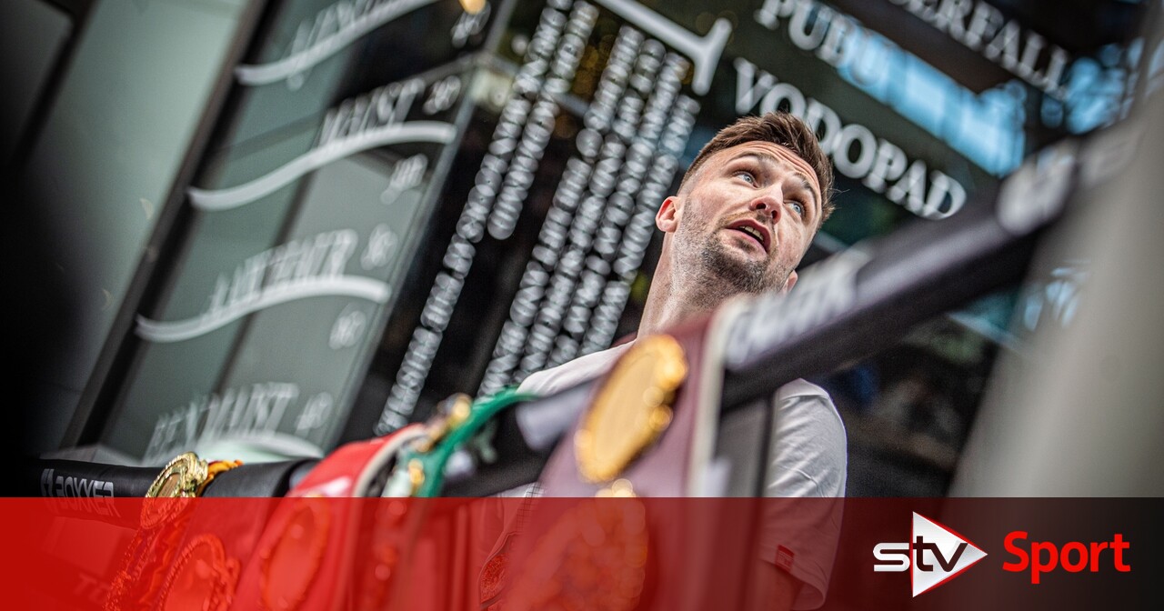 In pictures: Josh Taylor has public workout ahead of world title ...