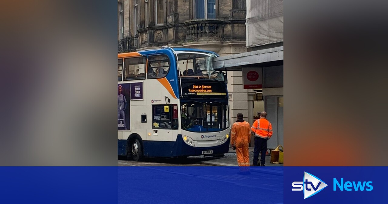 Double decker Stagecoach bus smashes into Inverness city centre Post ...