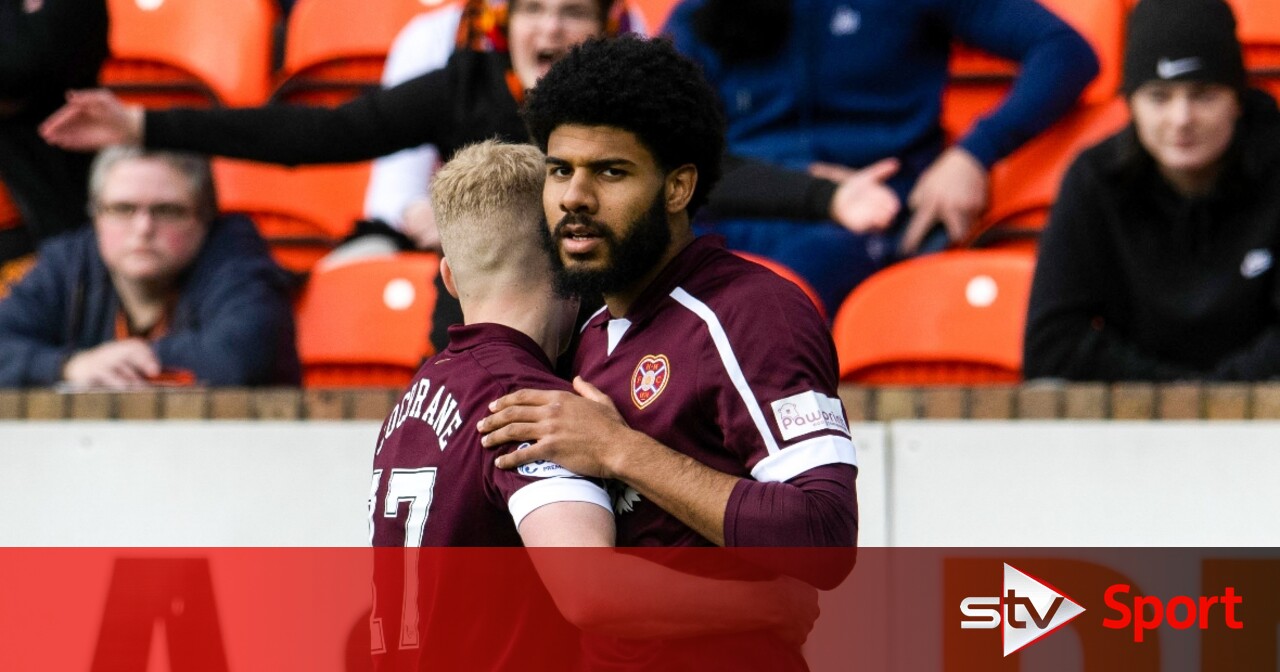 Substitute Ellis Simms nets late winner as Hearts get better of Dundee ...