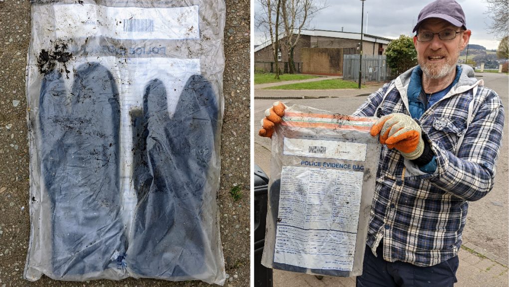 Clydeshore litter-pickers find evidence bag from Coulport nuclear base ...