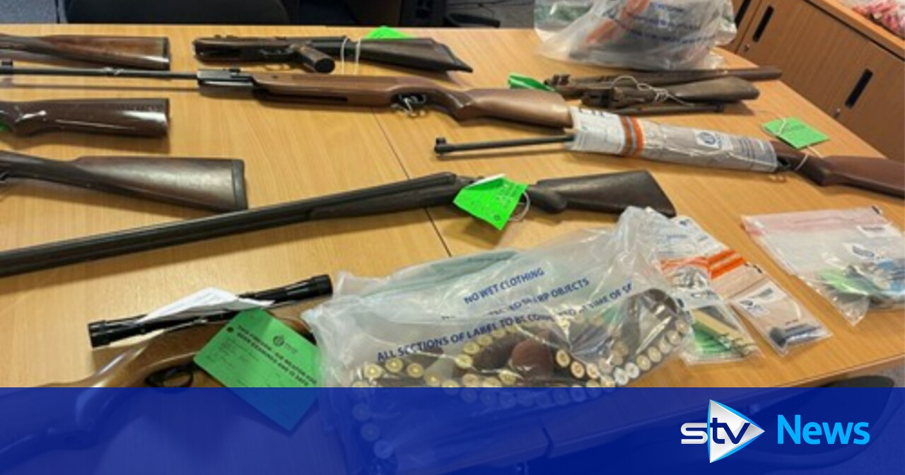 Hundreds of firearms and ammunition surrendered to Police Scotland ...