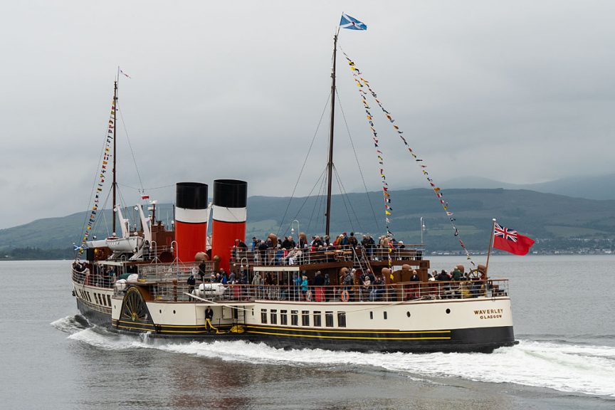 Waverley Paddle Steamer back at sea 75 years after maiden voyage | STV News