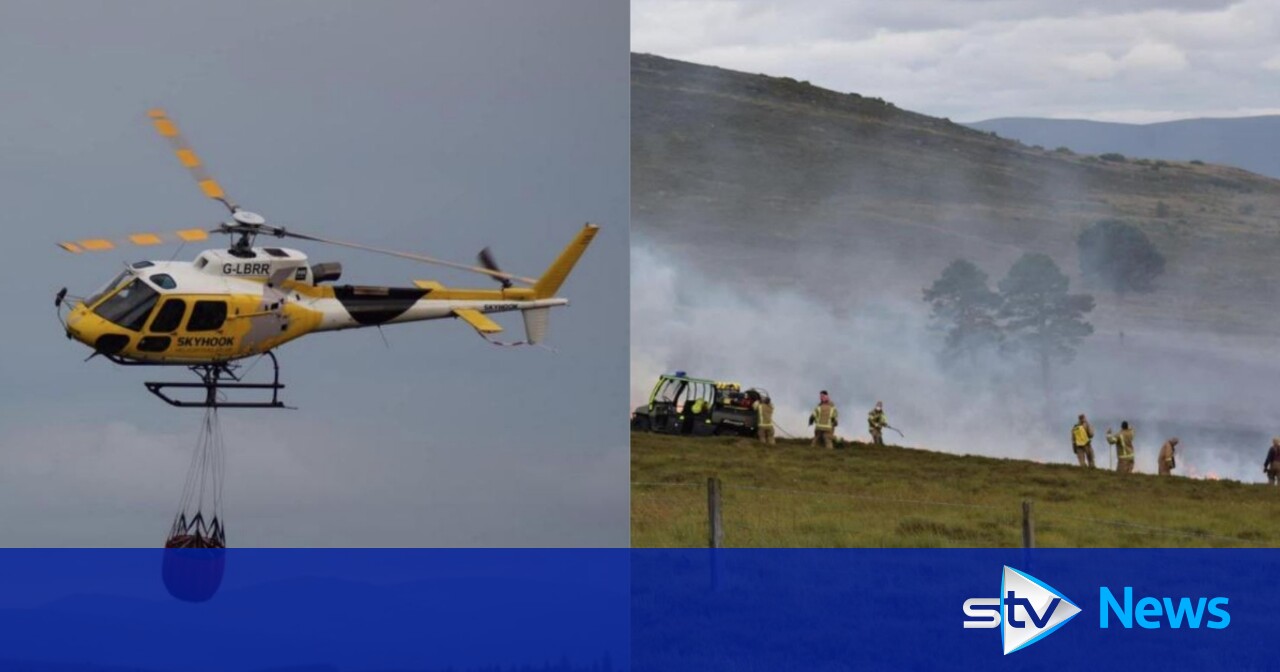 Firefighters praised after battling for 16 hours to control wildfire ...