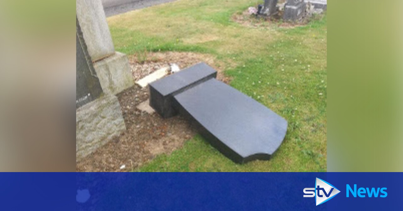 Hunt for vandals who pushed over 20 headstones at Manse Road Cemetery ...