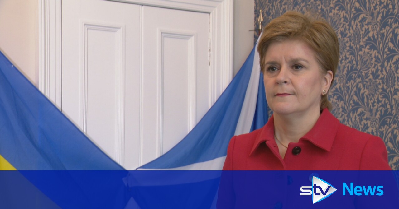 Nicola Sturgeon: 'Scotland stands in solidarity with people of Ukraine ...