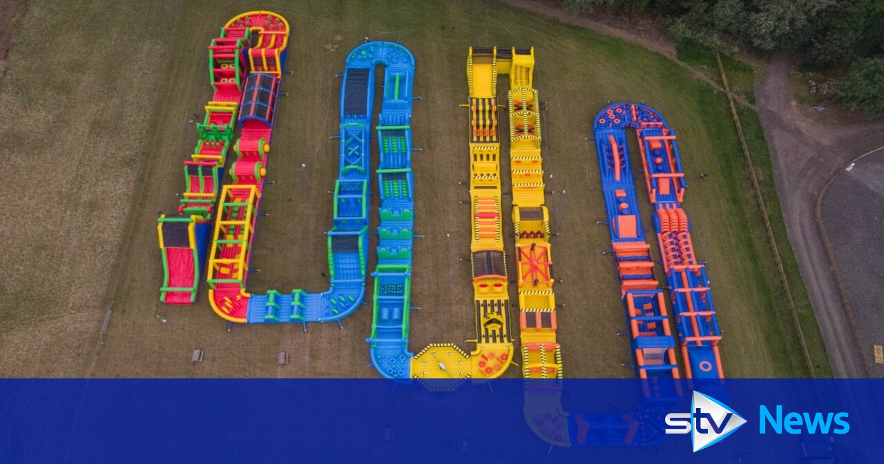 Tartan Titan: World’s longest inflatable assault course unveiled in ...