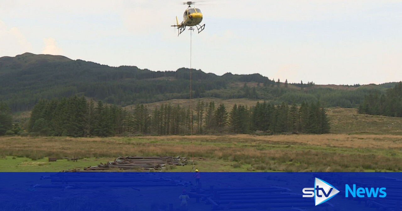 Helicopters help £10m project to upgrade Argyll electricity supply ...