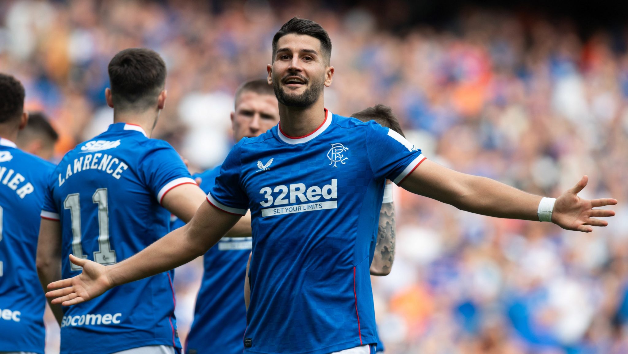 Antonio Colak leads attack for Rangers in Champions League opener ...