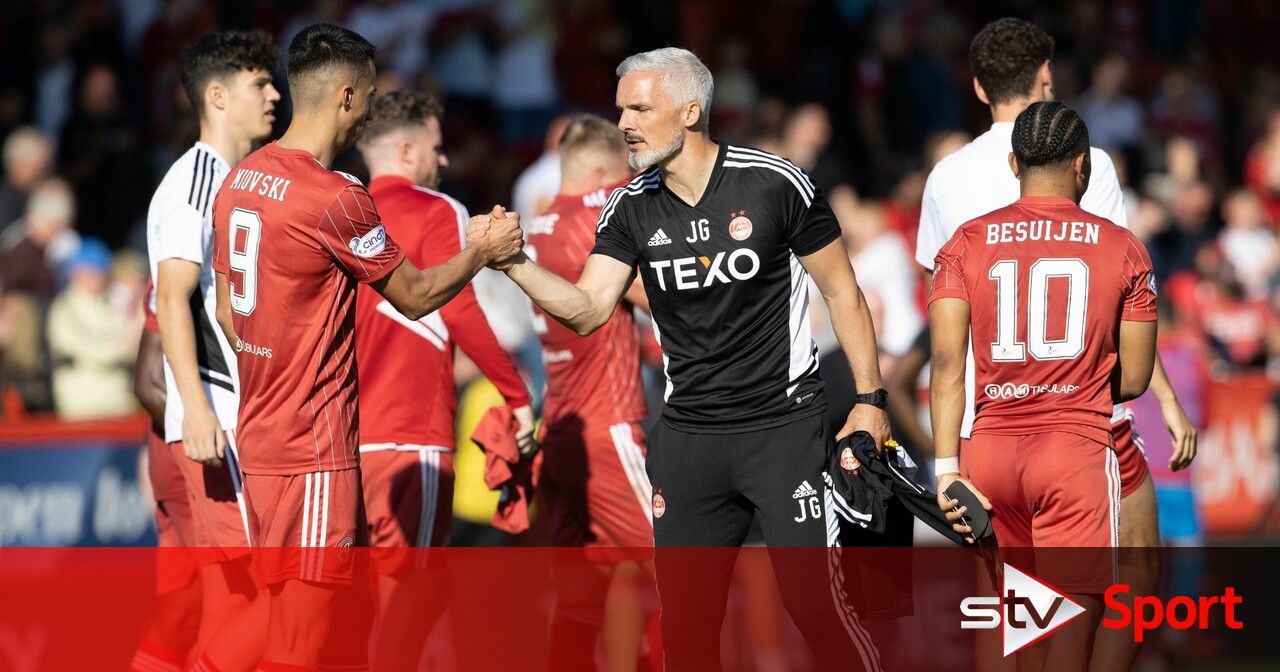 Jim Goodwin admits Jack Fitzwater's red let Aberdeen run riot over ...