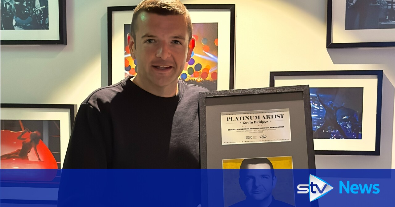 Kevin Bridges named SEC's first platinum artist after sell-out run of ...