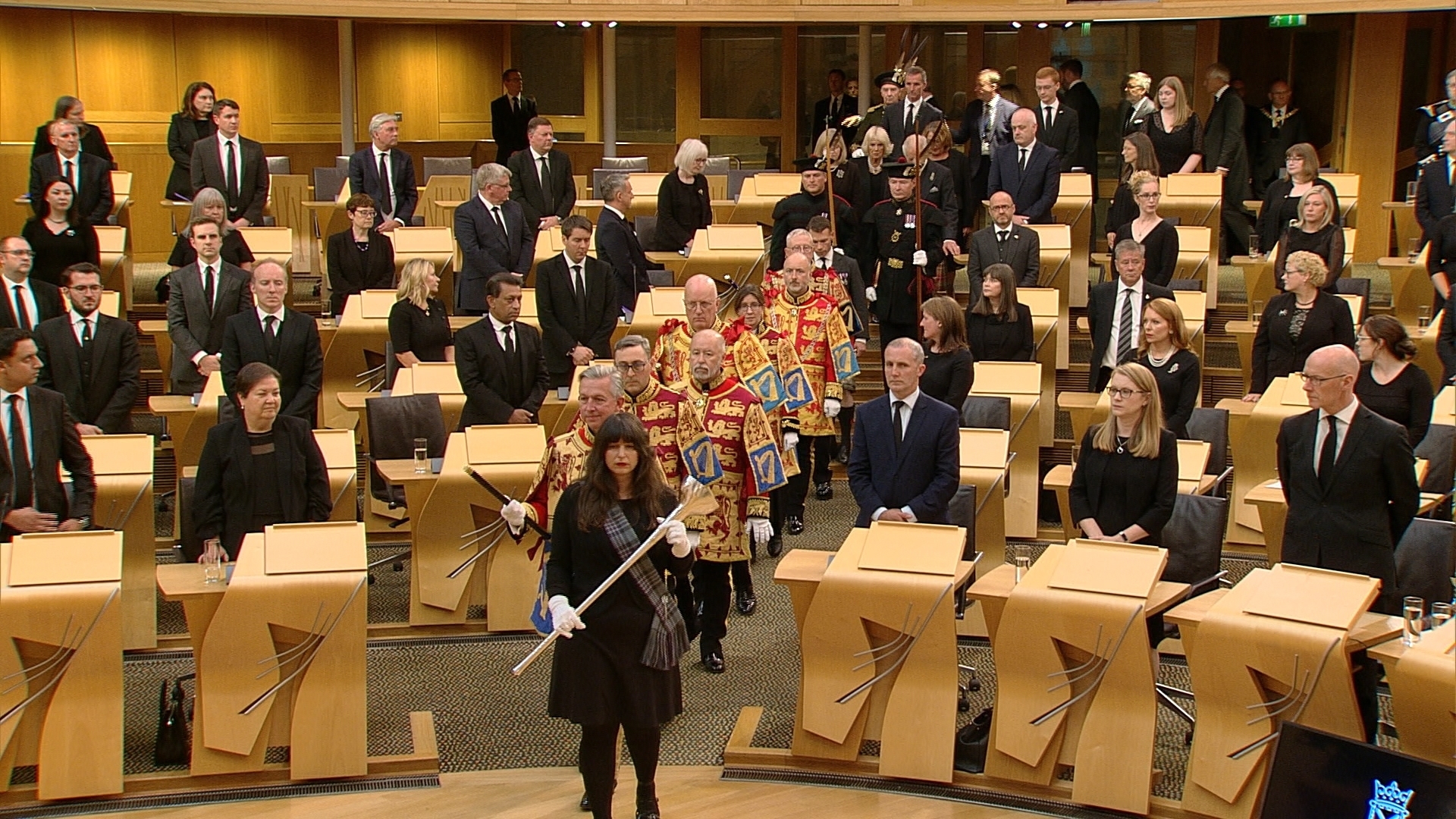 As it happened: Queen’s coffin lies at rest after thousands gather for ...