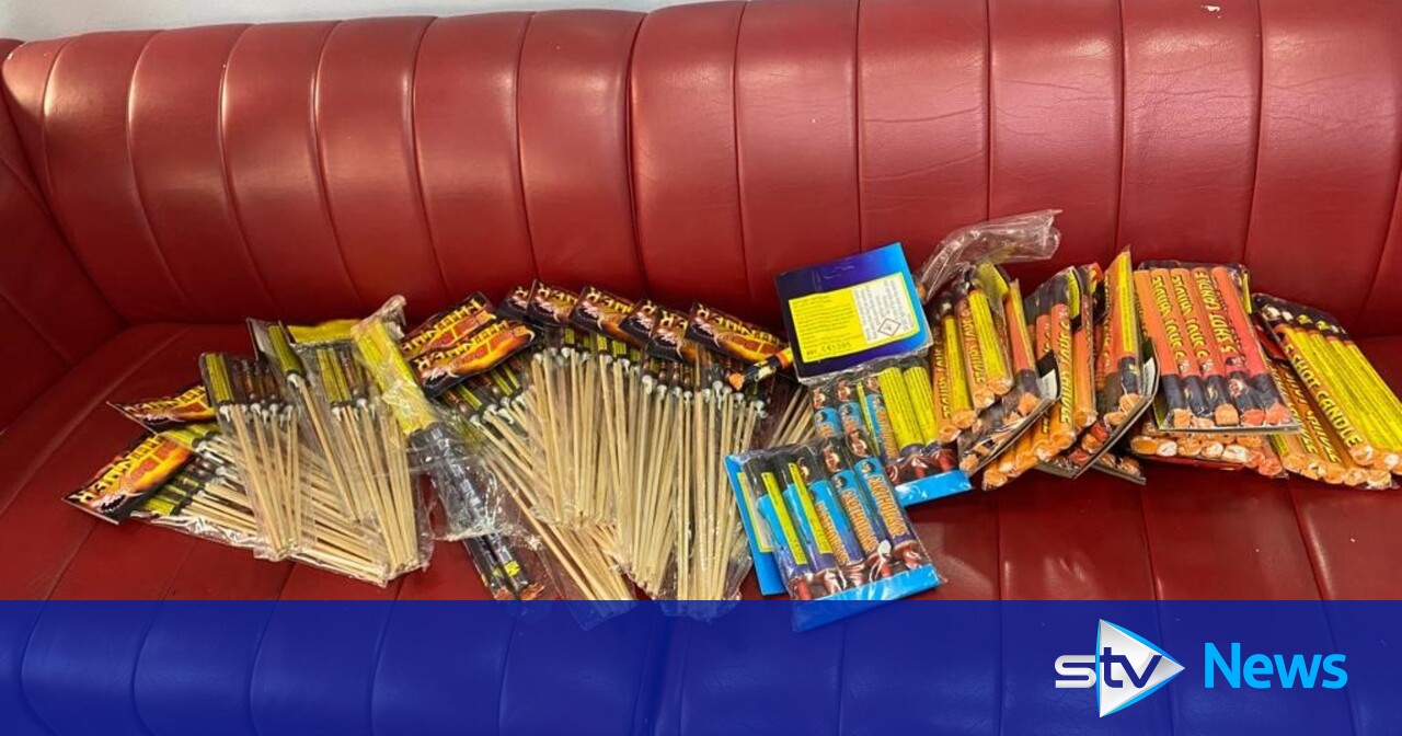 Trading Standards seize hundreds of fireworks from Glasgow barber's ...