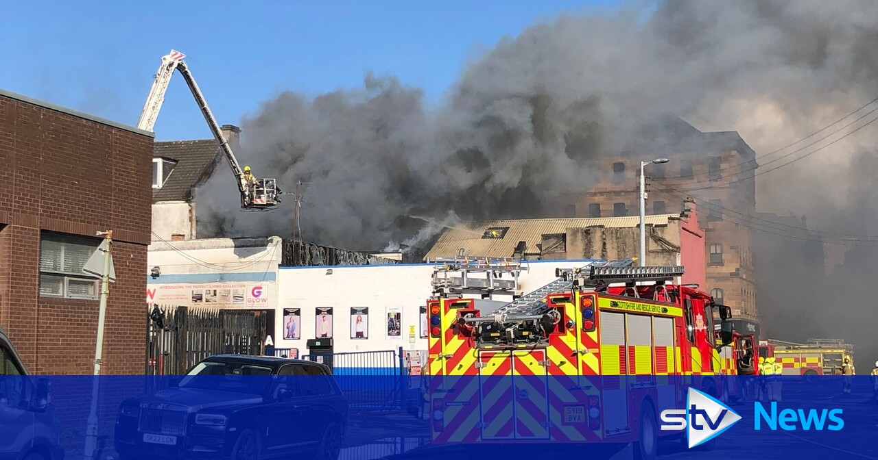 Glasgow fire crews battling large-scale blaze on Kingston Street as ...
