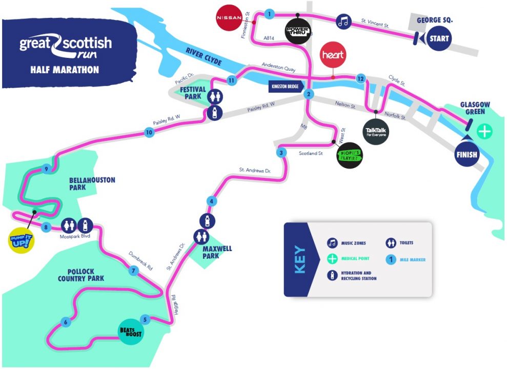Roads to close across Glasgow for thousands to take part in Great ...