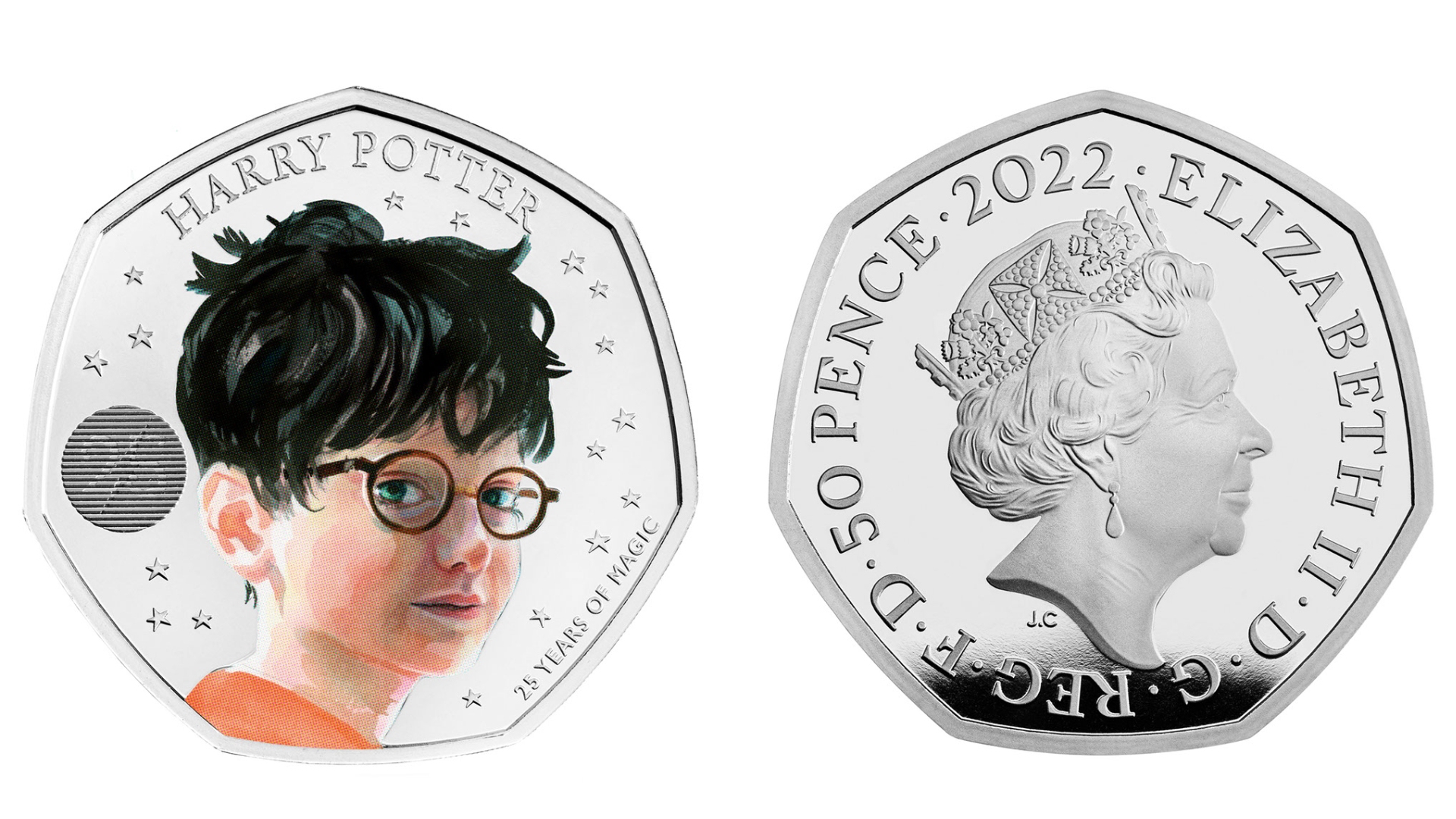 New Harry Potter coins to feature portraits of the King and Queen ...