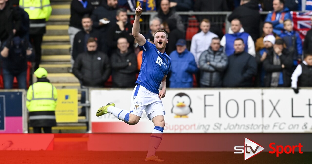 St Johnstone beat Rangers 2-1 in Perth to move up to fifth in ...