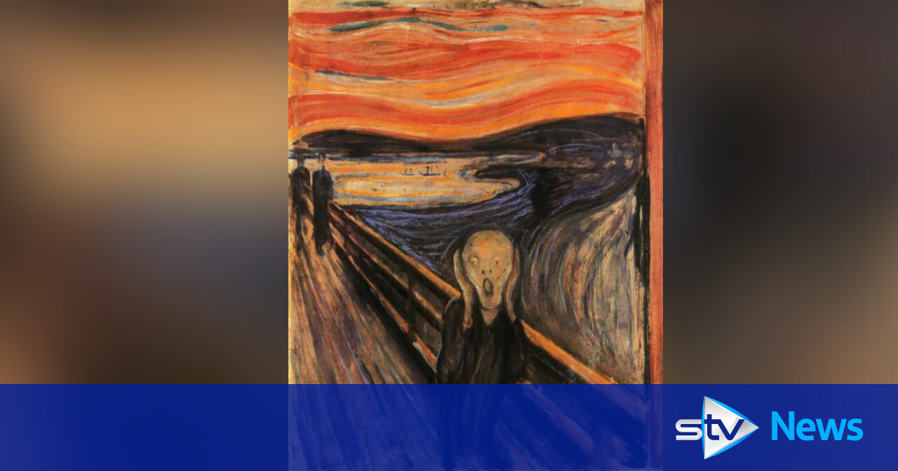 Climate activists attempt to glue themselves to Edvard Munch's The ...