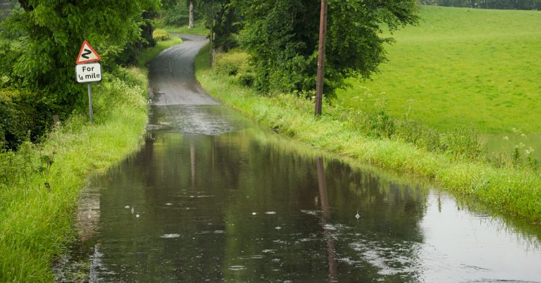 Flood warnings in place as yellow weather warning for heavy rain comes ...