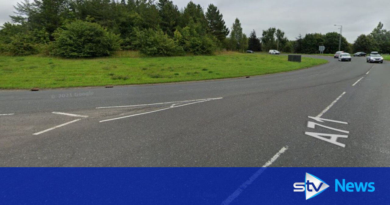A71 closed after lorry collides with car at Moorfield roundabout in ...