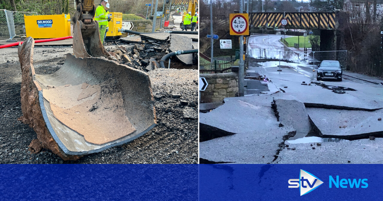 First images of massive burst pipe which left 250,000 residents without ...
