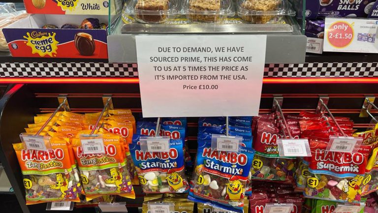 Glasgow dessert shop Tubbees selling Prime hydration drink launched by ...