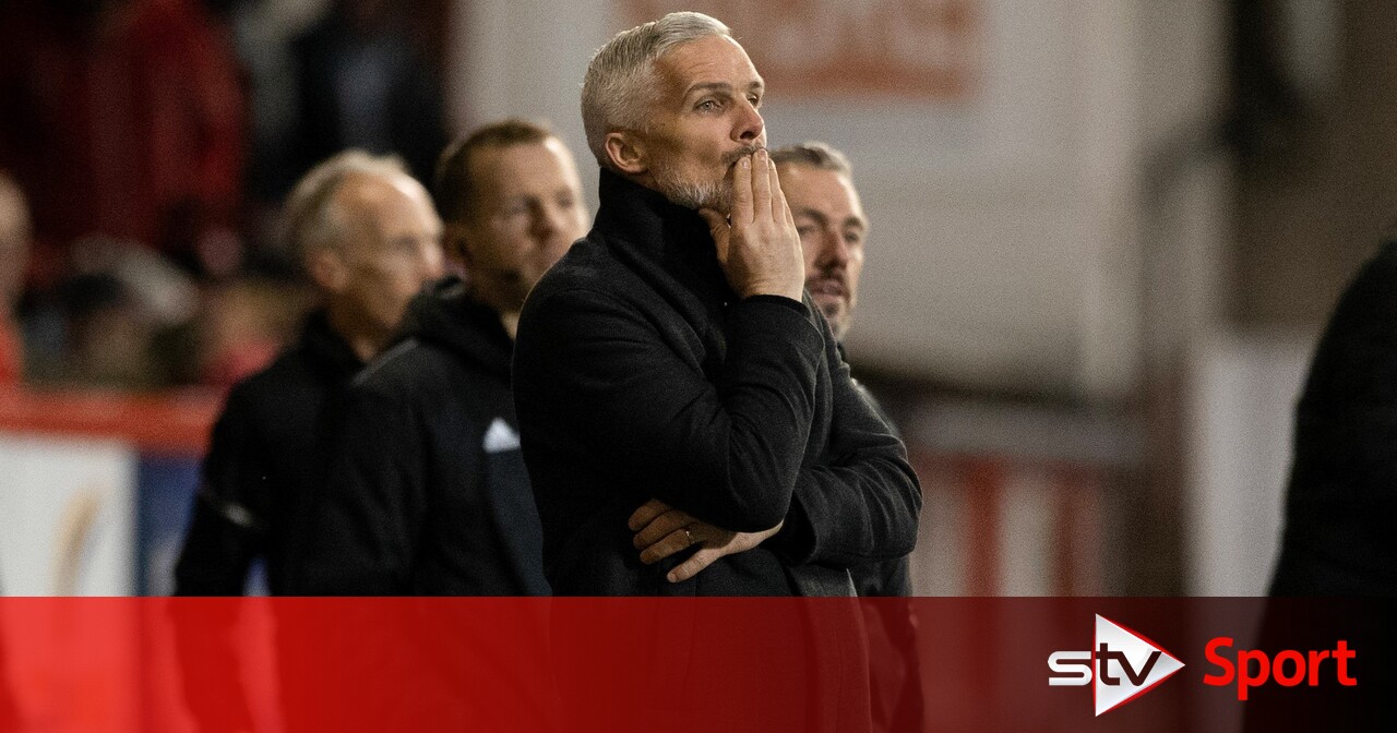 Pressure increases on Jim Goodwin after Aberdeen held by Ross County ...